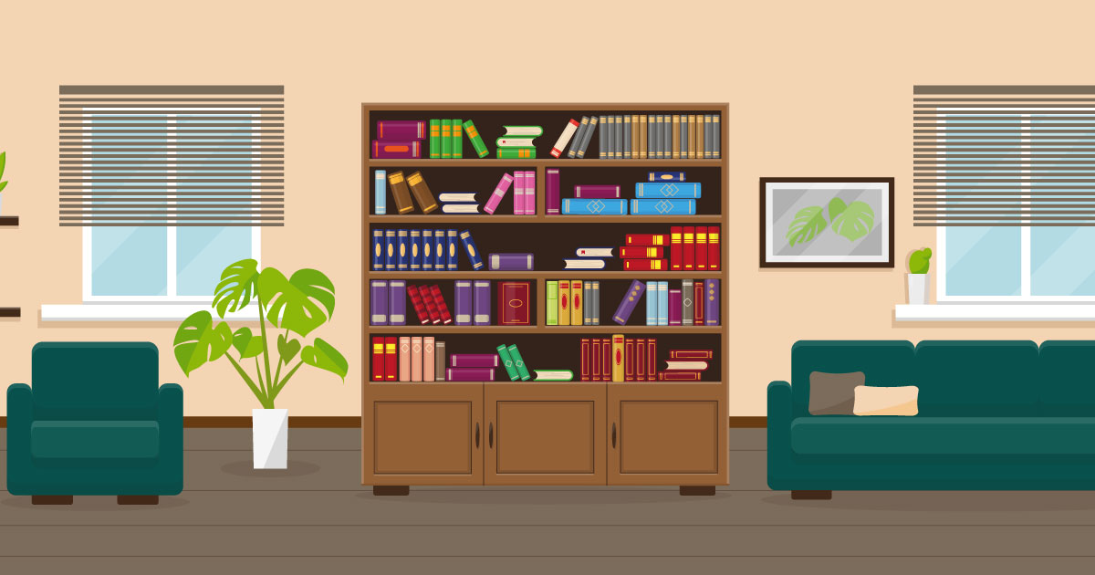 Bookcase template | Visufund